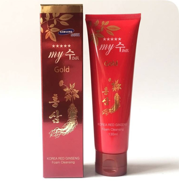 Sữa Rửa Mặt My Gold Korea Red Ginseng Foam Cleansing 130ml