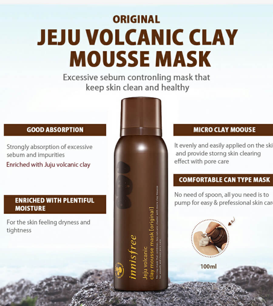 Mặt Nạ Innisfree Super Volcanic Clay Mousse Mask