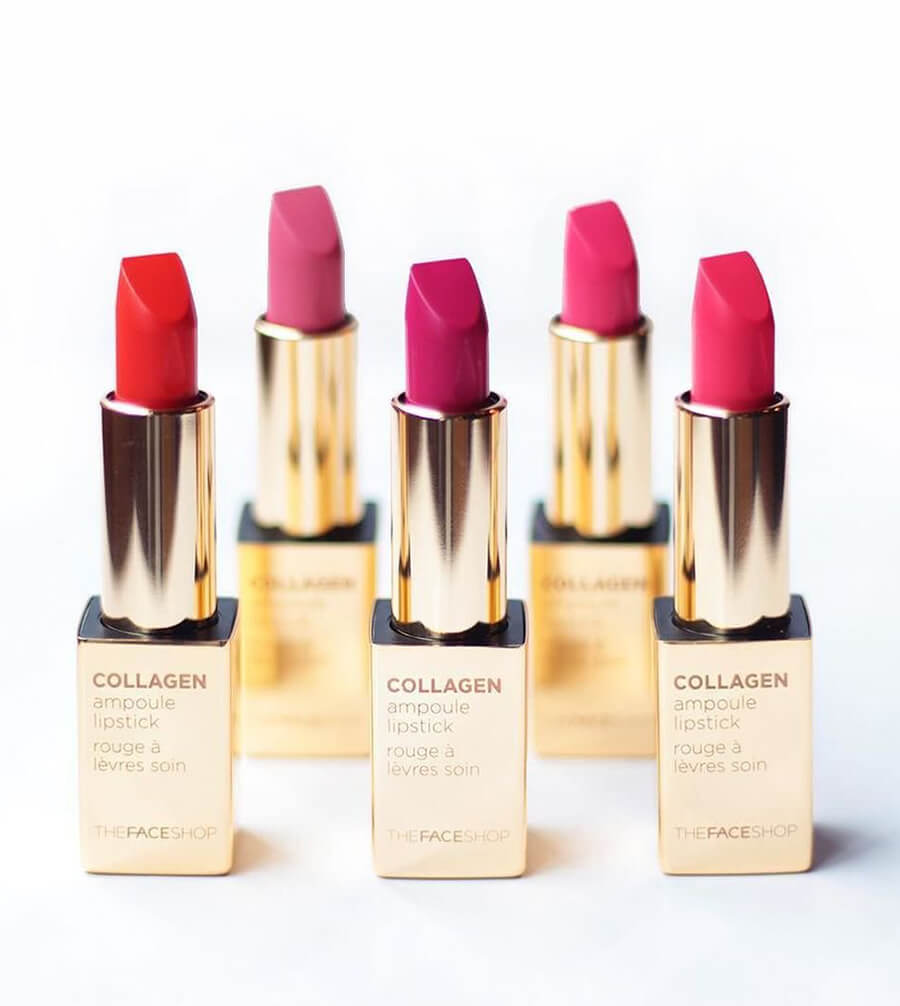 Son thỏi Collagen TFS Ampoule Lipstick The Face Shop