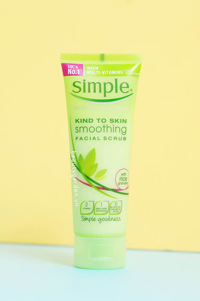 Tẩy da chết Simple Kind To Skin Soothing Facial Scrub từ Anh dành cho ...