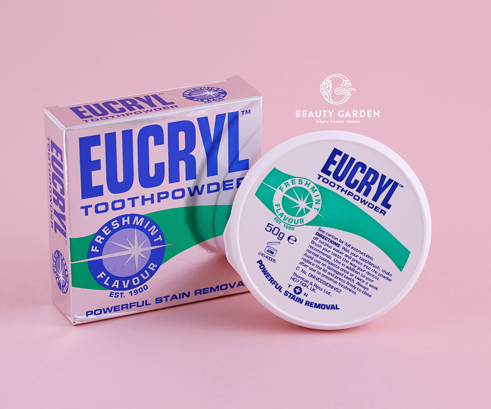Bột tẩy trắng răng Eucryl Tooth Powder 50gr